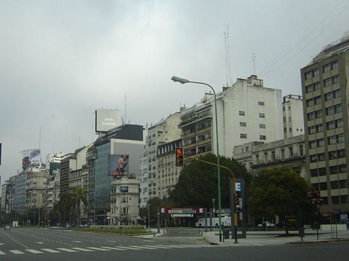 Av. 9 de Julio en Buenos Aires