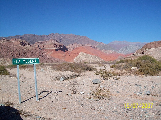 Quebrada de Las Conchas (La Yesera) en Cafayate