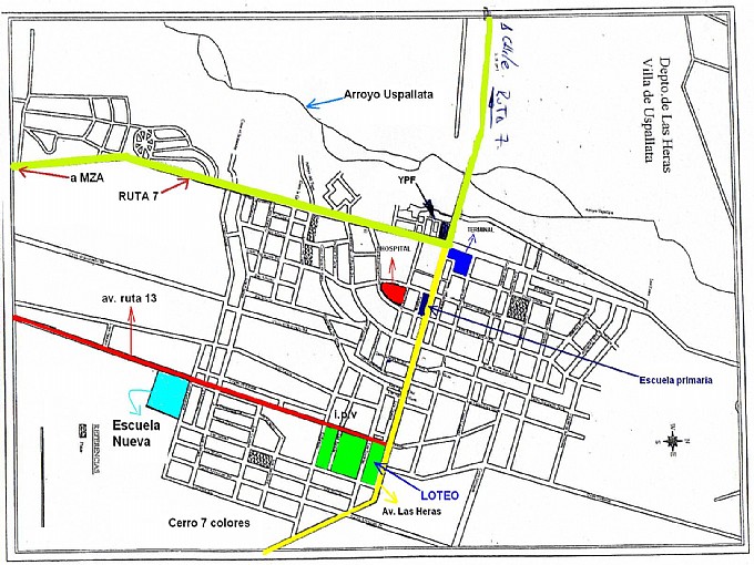 planimetria ubicacion en Uspallata
