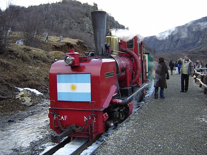 Locomotora en Ushuaia